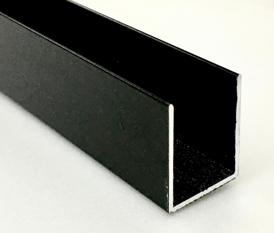 Perfil U de alumínio 14 x 20mm - Top Telas e Redes